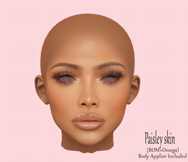 Second Life Marketplace Paisley Skin